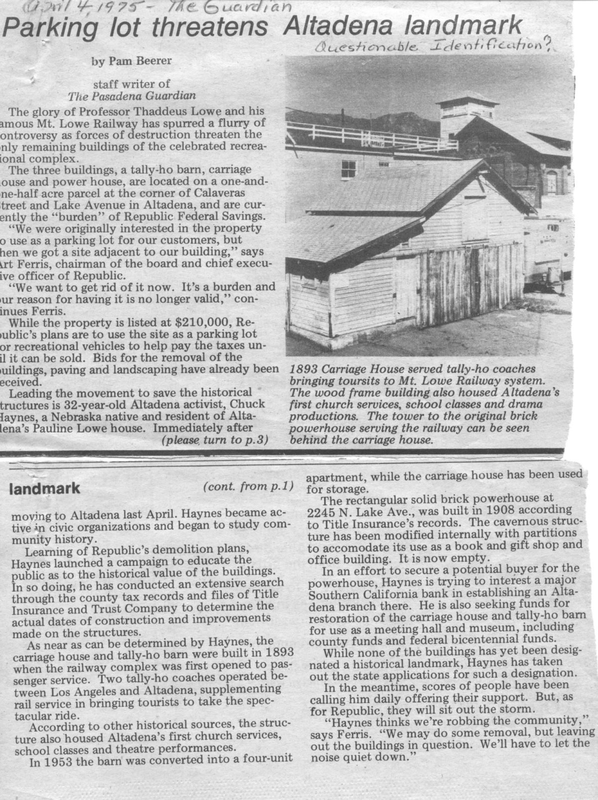 Mount Lowe Today – A digital history of Mount Lowe