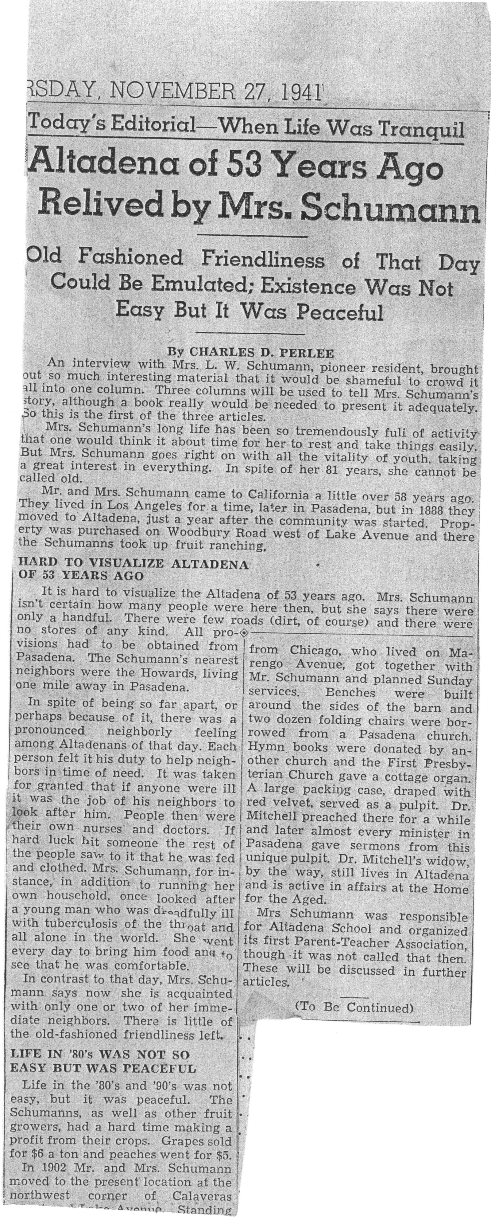 The Schumann family – A digital history of Mount Lowe